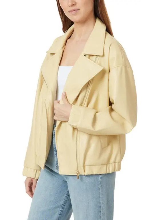 Habitual Oversize Faux Leather Moto Jacket
