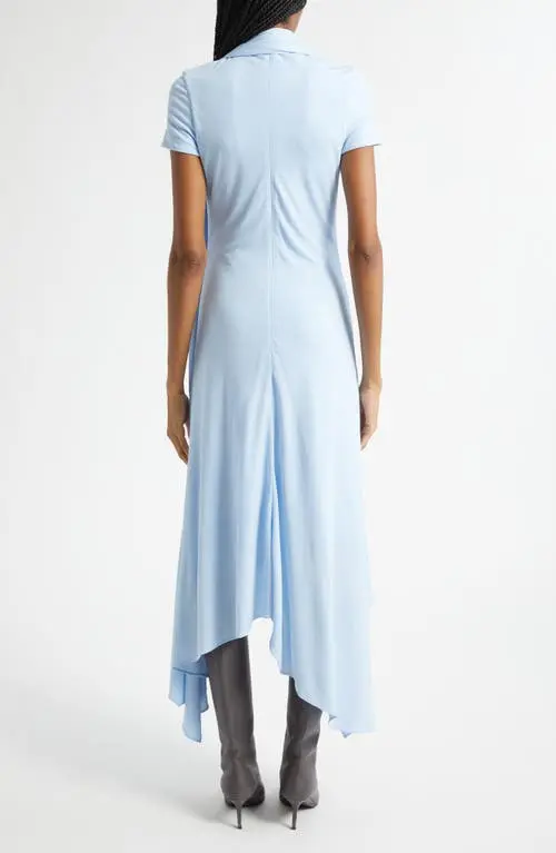 Acne Studios Asymmetric Crepe Midi Dress