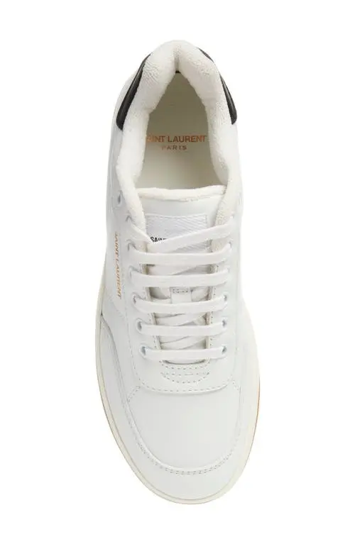 Saint Laurent Sl/61 Leather Sneakers
