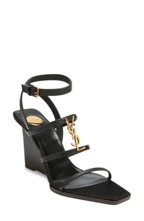 Saint Laurent Nicla Wedge Sandal