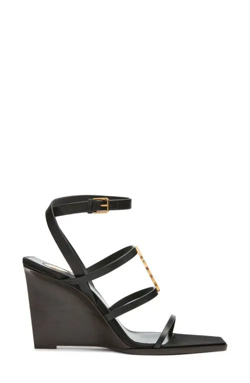 Saint Laurent Nicla Wedge Sandal