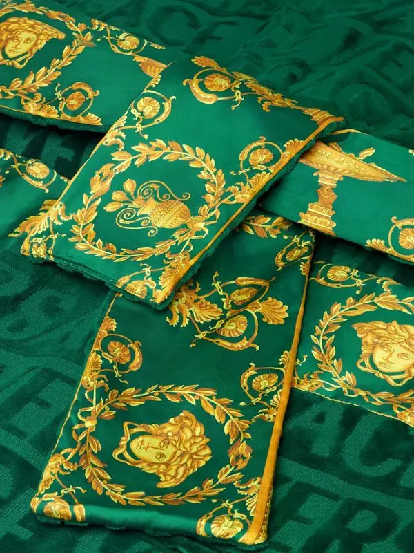 Versace Logo Baroque Bathrobe