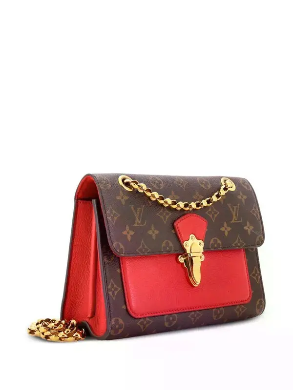 LOUIS VUITTON Victoire Handbag Monogram Canvas And Leather - Brown
