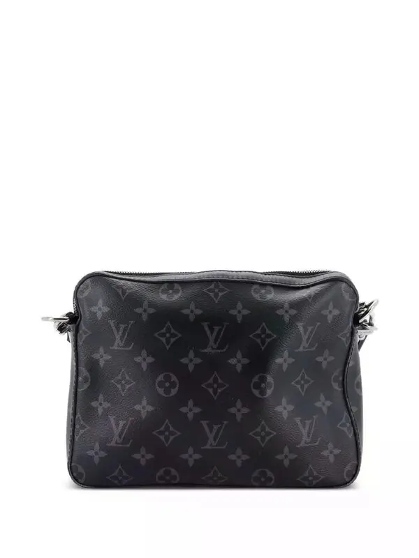 LOUIS VUITTON Trio Messenger Bag Monogram Eclipse Canvas