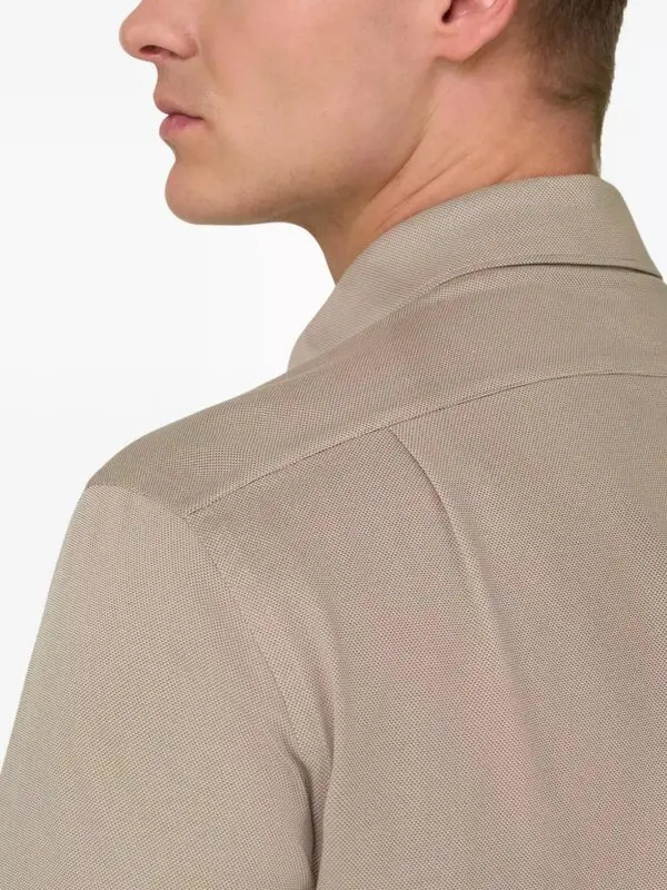 Boggi Milano Jersey Shirt - Neutrals