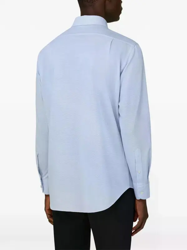 Boggi Milano Jersey Shirt - Blue