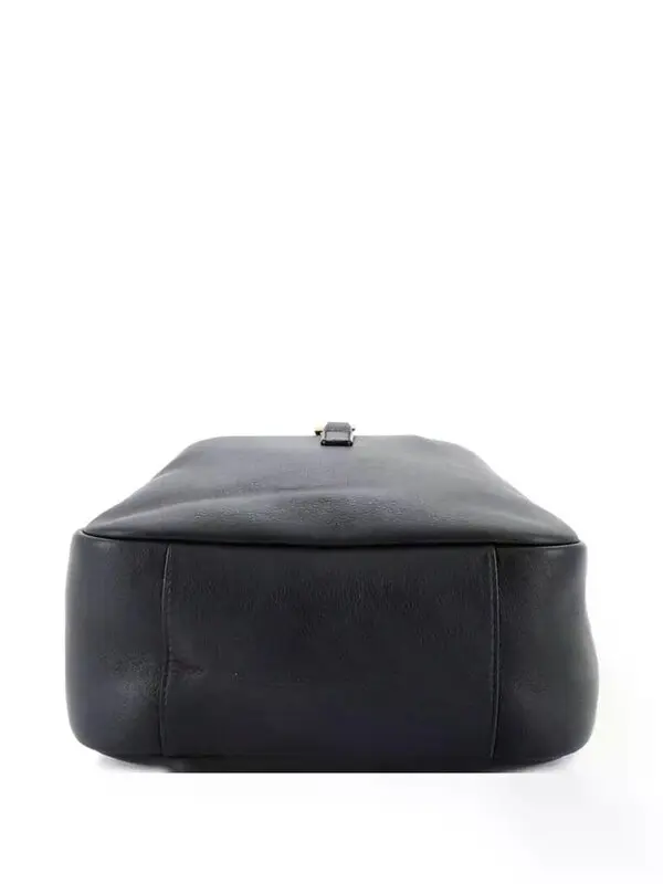 Saint Laurent Le 5 A 7 Supple Leather Small Hobo Bag - Black