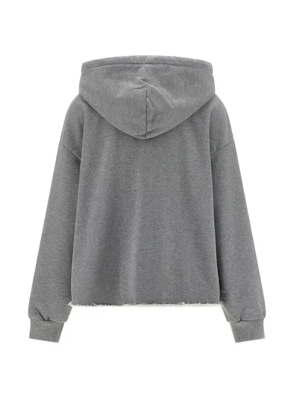 MAISON MARGIELA Printed Hoodie - Grey