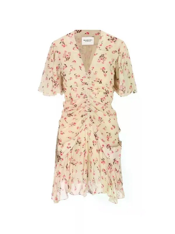 Isabel Marant Étoile Floral-print Ruched Midi Dress