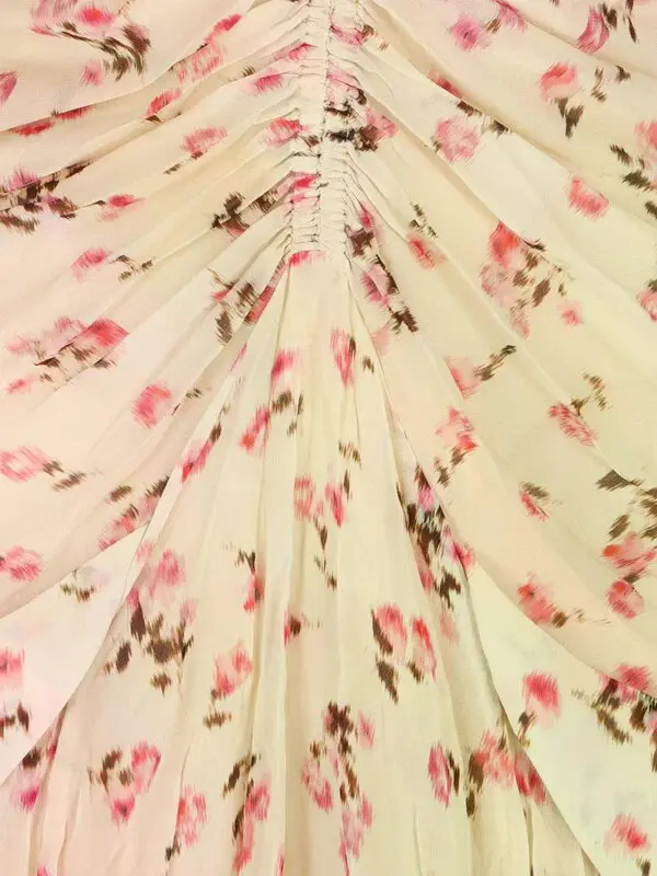 Isabel Marant Étoile Floral-print Ruched Midi Dress