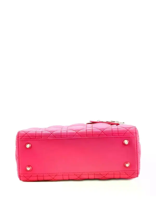 Dior Abcdior Lady Bag Cannage Quilt Lambskin - Pink