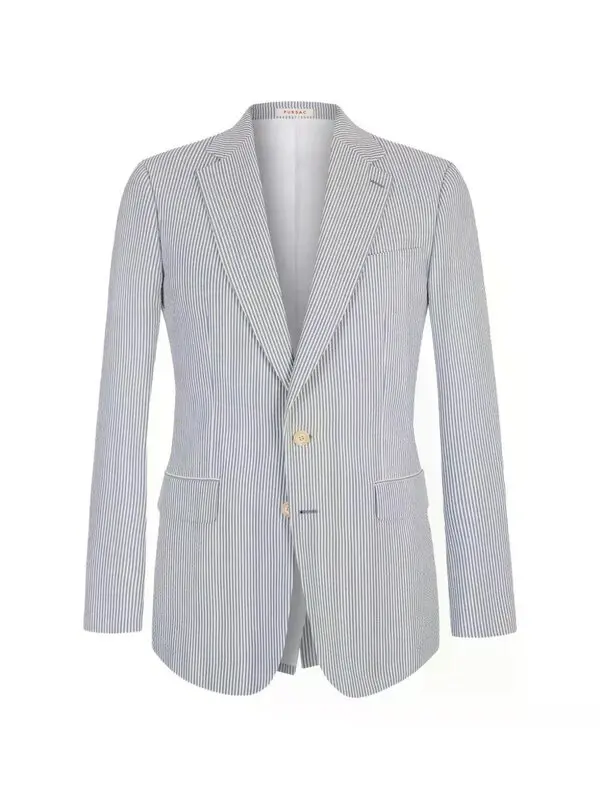 FURSAC Striped Single-breasted Blazer
