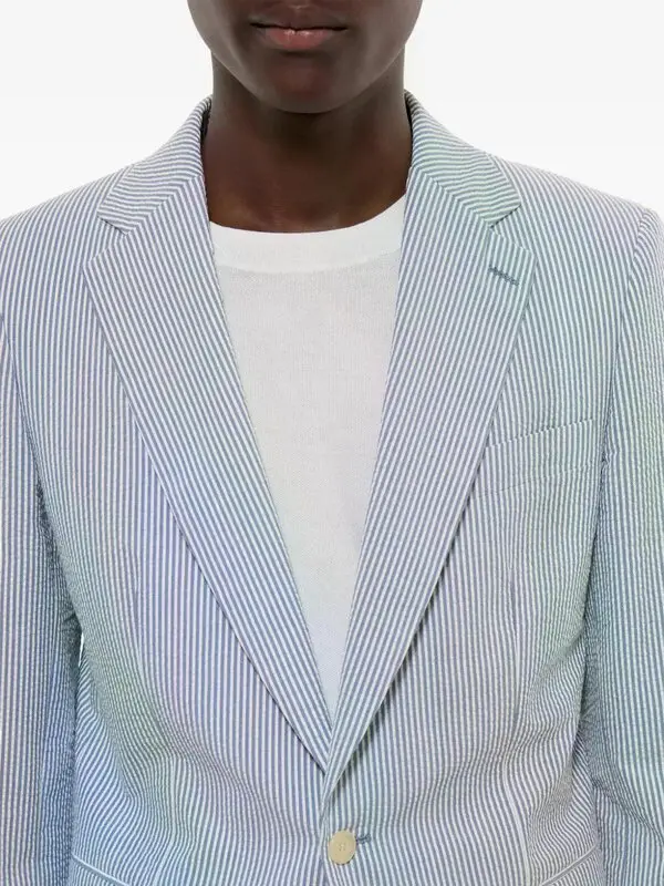 FURSAC Striped Single-breasted Blazer
