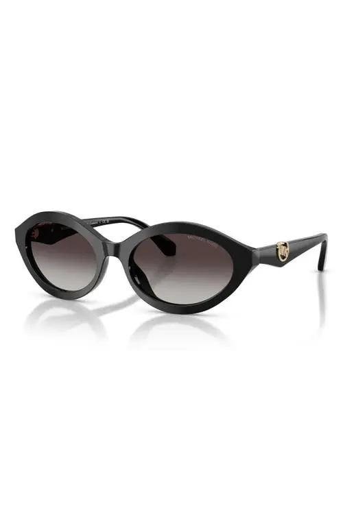 Michael Kors Carlazzo 55mm Gradient Oval Sunglasses