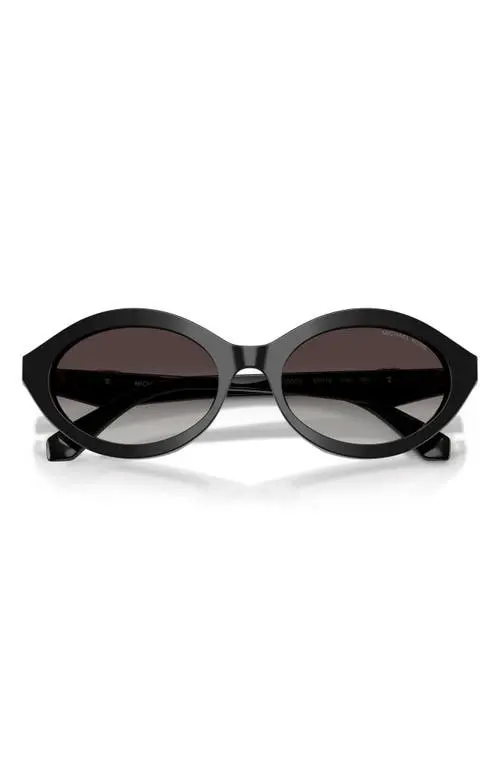 Michael Kors Carlazzo 55mm Gradient Oval Sunglasses