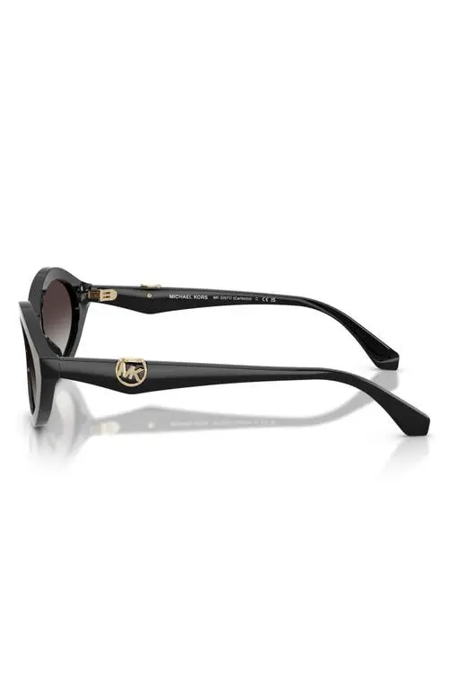 Michael Kors Carlazzo 55mm Gradient Oval Sunglasses