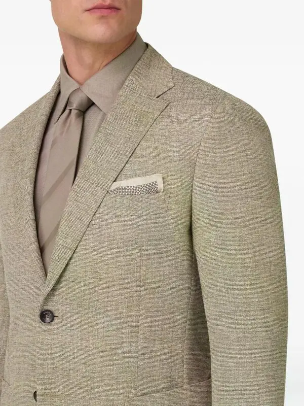 Boggi Milano Micro-textured Single-breasted Blazer