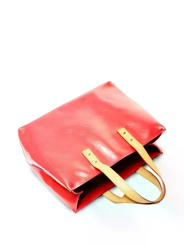 LOUIS VUITTON 2005 Pm Reade Logo-plaque Tote Bag - Red