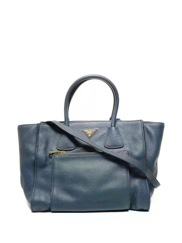 Prada Triangle-logo Tote Bag