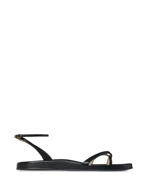 THE ROW Hugh Ankle-strap Sandals - Black