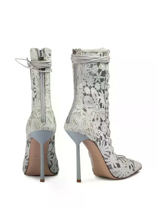 LE SILLA Chantilly Floral Ankle Boots