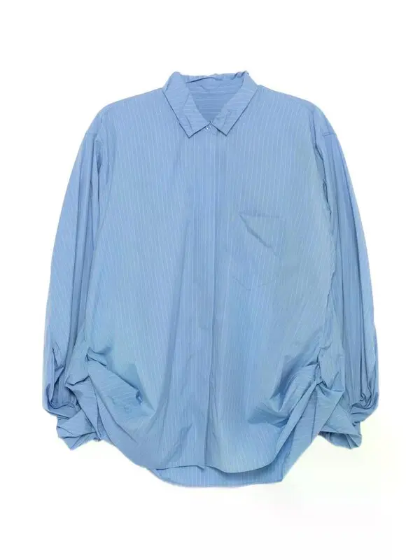 JNBY Striped Puff-sleeved Shirt