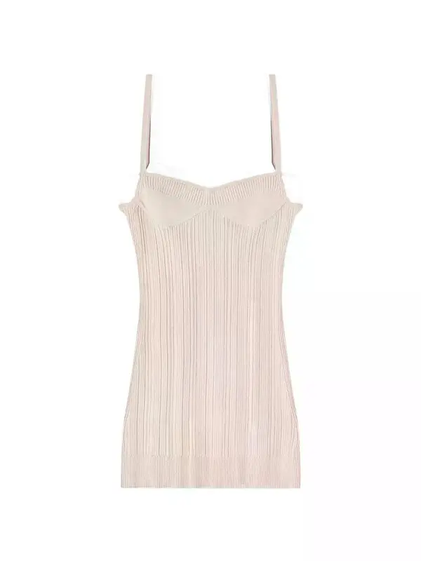 DIESEL® Mini M-zandra Ribbed Dress - Neutrals