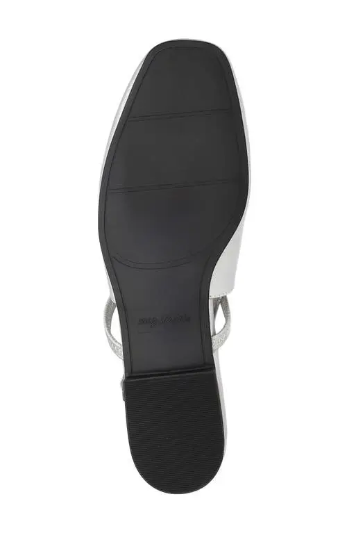 EASY WORKS BY EASY STREET Blake Slingback Flat - Silver
