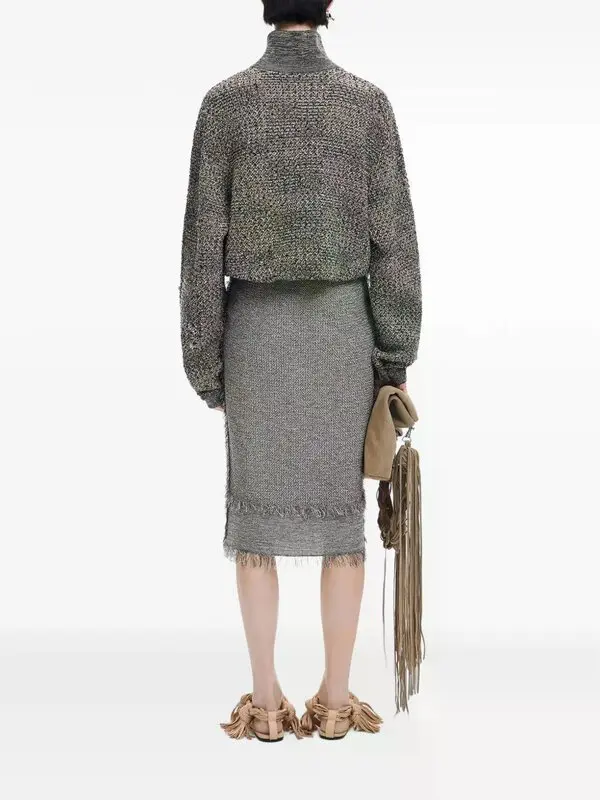 JNBY Turtleneck Cardigan - Grey
