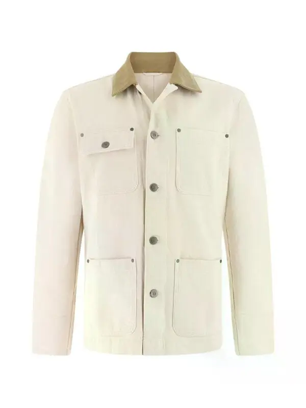 Boggi Milano Collar Buttoned Shirt Jacket