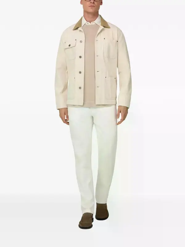 Boggi Milano Collar Buttoned Shirt Jacket