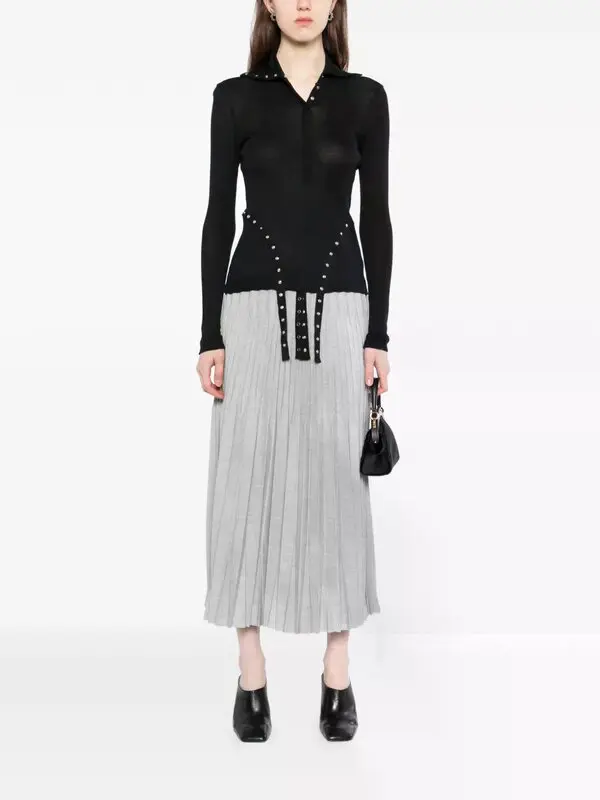 JNBY Pleated Midi Skirt