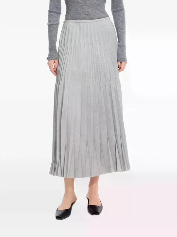 JNBY Pleated Midi Skirt