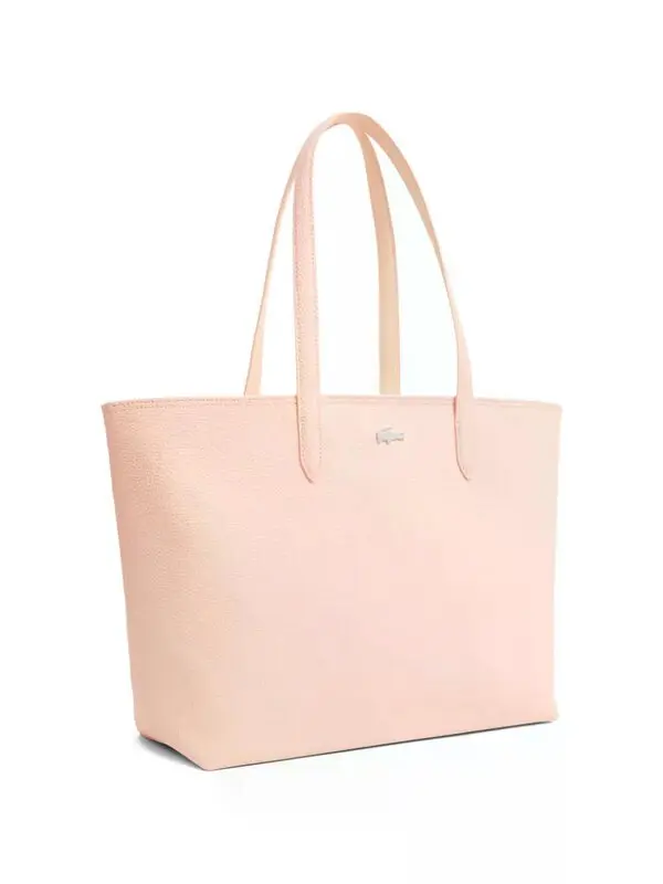 Lacoste Crocodile Appliqué Carry All Tote Bag - Pink