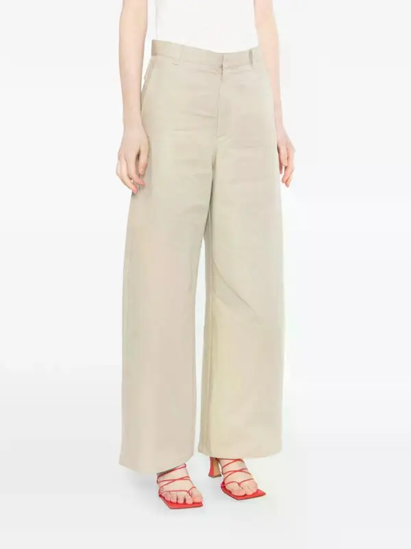 LESS Cotton Wide-leg Trousers