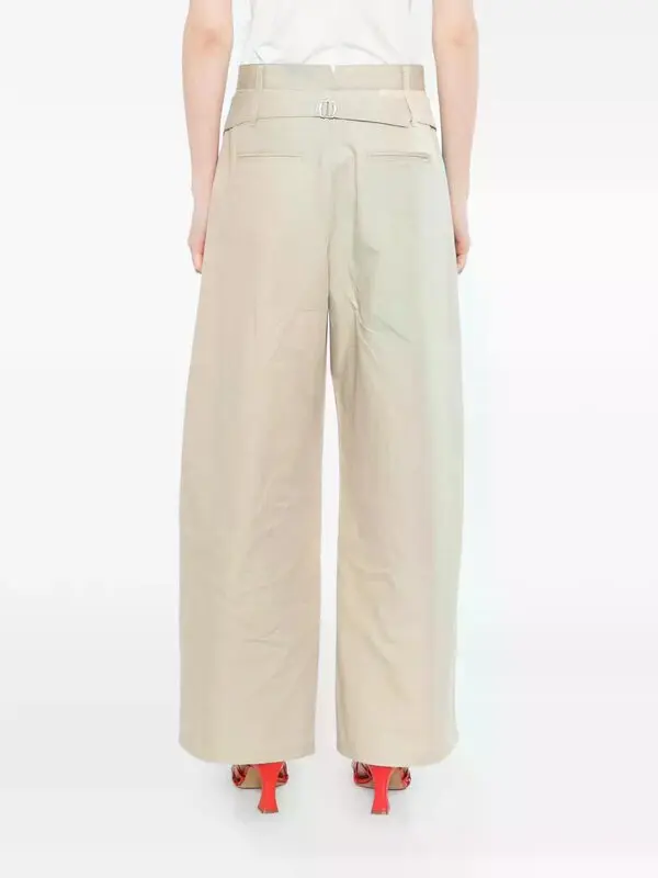 LESS Cotton Wide-leg Trousers