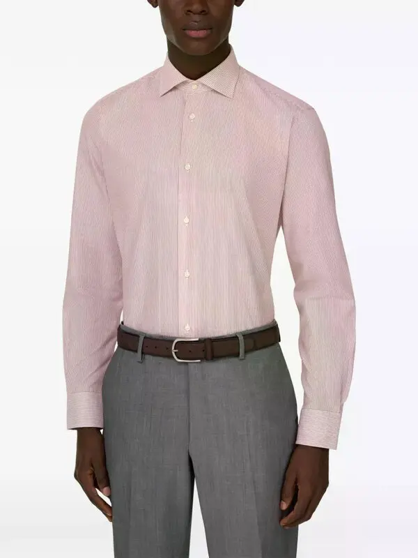 Boggi Milano Striped Windsor-collar Shirt