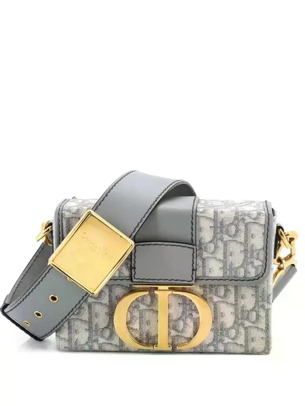 Dior 30 Montaigne Box Bag Oblique Canvas - Grey