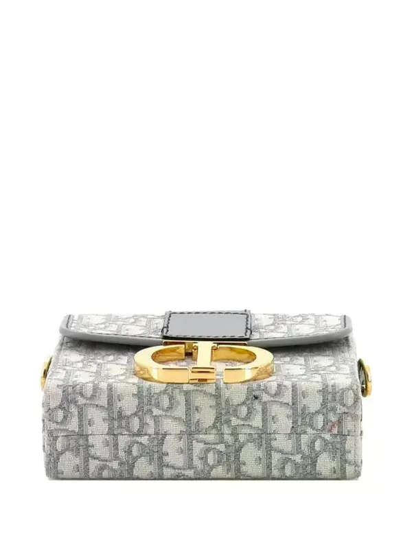 Dior 30 Montaigne Box Bag Oblique Canvas - Grey