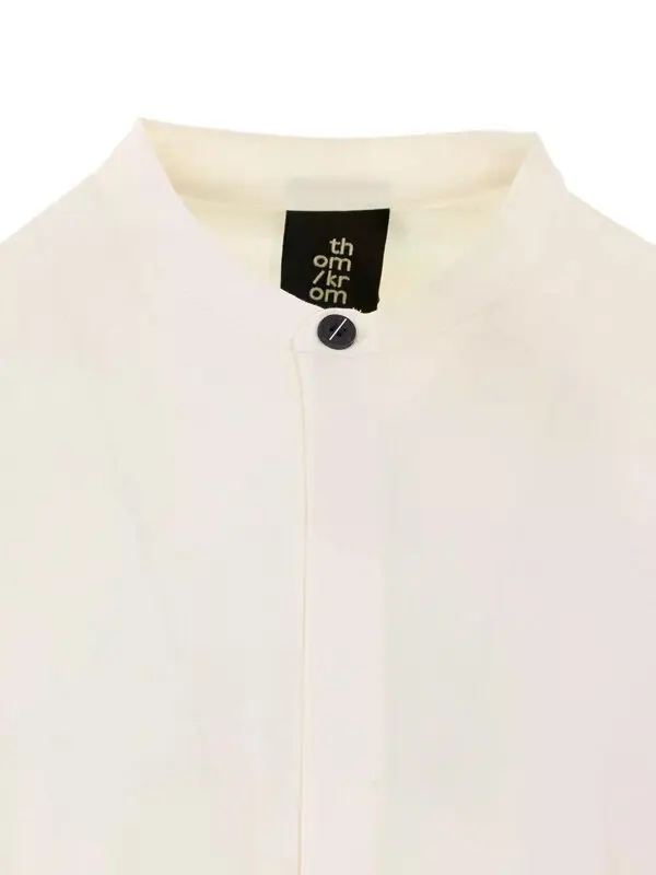 THOM KROM Buttoned Short-sleeve Shirt