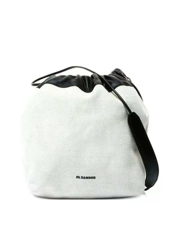 JIL SANDER Dumpling Drawstring Bucket Bag