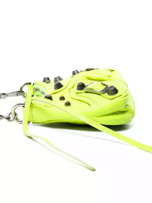 Balenciaga Le Cagole Chain Shoulder Bag - Yellow