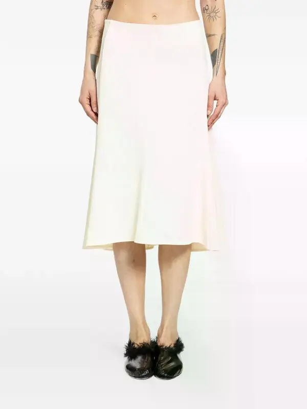 JIL SANDER A-line Midi Skirt