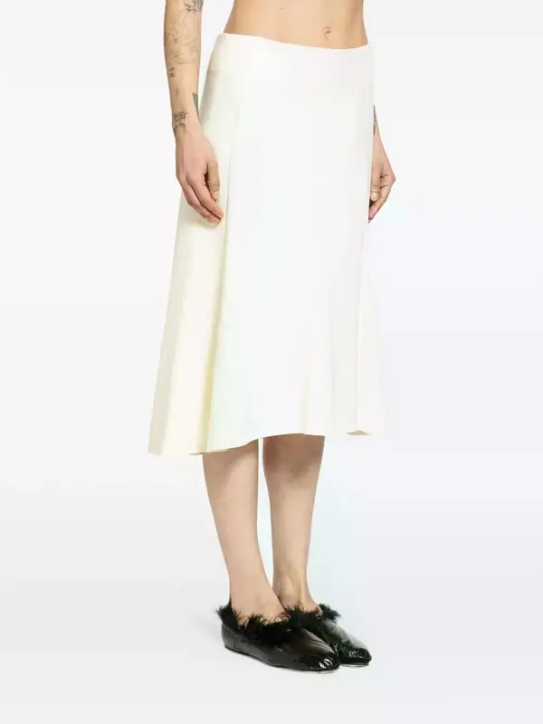 JIL SANDER A-line Midi Skirt