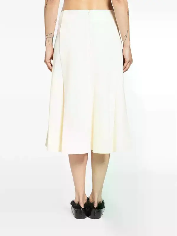 JIL SANDER A-line Midi Skirt
