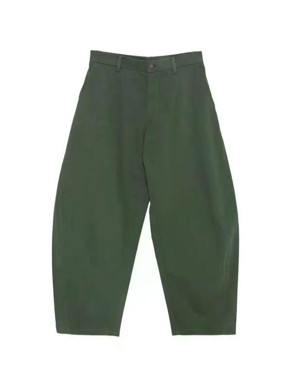 CROQUIS Pintucked Tapered 61trousers - Green