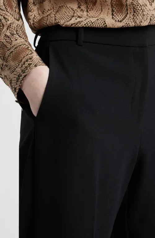 Kobi Halperin Gloria Crepe Ankle Pants - Black