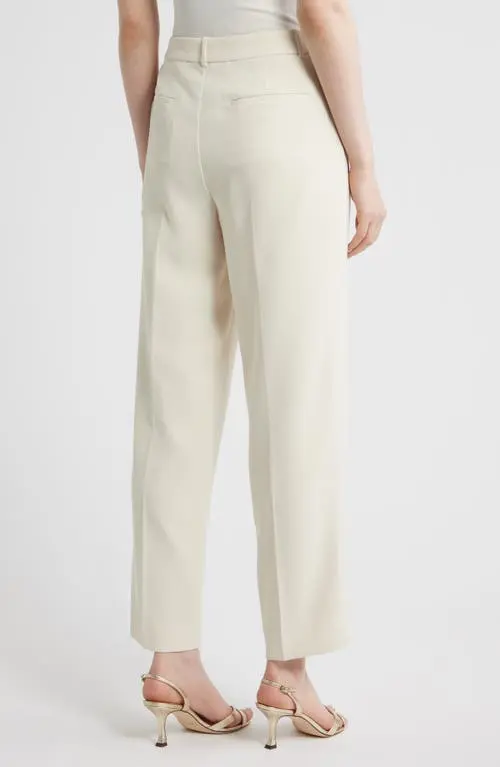 Kobi Halperin Gloria Crepe Ankle Pants - Ecru