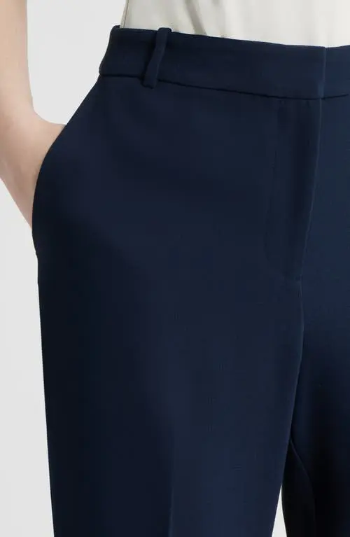 Kobi Halperin Gloria Crepe Ankle Pants - Navy