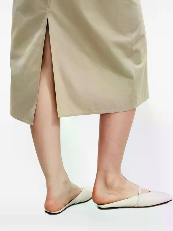 LESS Cotton Midi Skirt